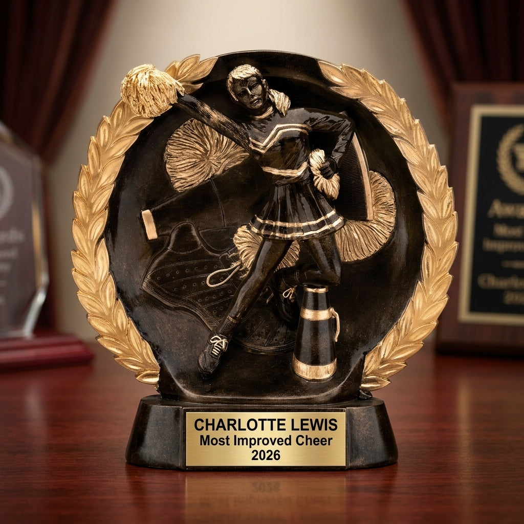 Cheer Award Trophy | Wood Unlimited